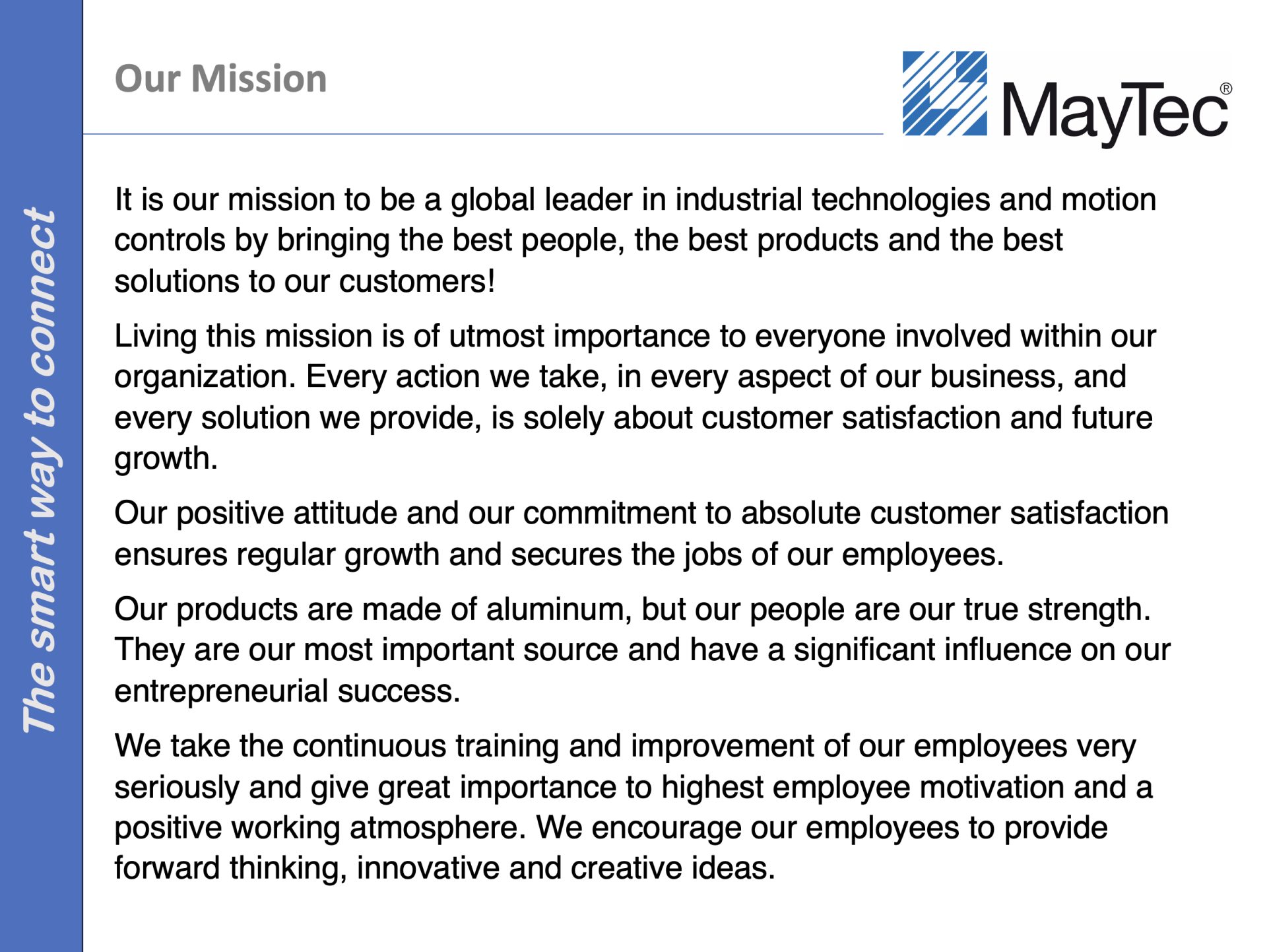 Downloads of catalogues and requests for MayCad - MayTec