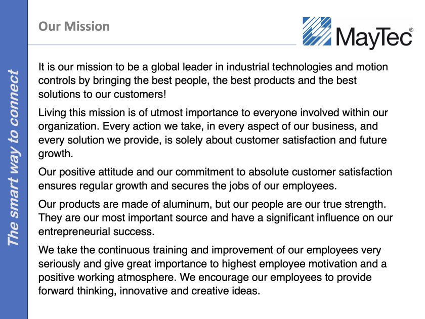 Downloads of catalogues and requests for MayCad - MayTec